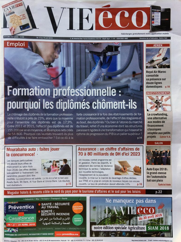 La Vie Eco Magazine - Maroc | Younes Duret